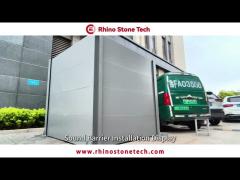 Galvanized Steel Sheet Shell Multi-Size Customizable Entire Set Sound Absorbing Sound Dampening Panel Energy Storage Sound Barrier