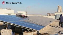 Remote Controlled PV Module Cleaner Solar Cleaning Equipment Maintenance Robot for Power System
