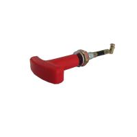China Control Cable Assembly with Red T-Handle for Brake Clutch Throttle 1000mm Length for sale