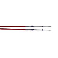 China Marine Engine and Gear Box Control Cable 33C Red Jacket 8 Degree Swivel for sale