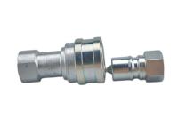 China BSPP ISO 5675 Hydraulic Quick Coupler 5000 PSI Poppet Valve Close Type for sale