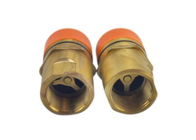 China NBR Threaded Quick Connect , Brass Hydraulic Quick Connect Couplings for sale