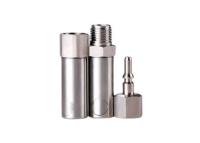 China Semi Automatic Hydraulic Quick Coupling 304 Stainless Steel Press Button 6Mpa G1/4 for sale