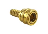 China Brass Straight Through Coupler 3/4 Inch Non-Valved Quick Coupling 1700 PSI for sale