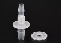 China Equal Plastic Panel Mount Fittings Straight Reducing Barbed Union Bulkhead 1/4-28 M8 M10 for sale