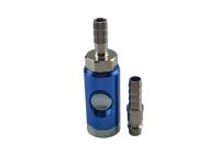 China 28scfm Push Button Pneumatic Quick Coupler BSP Air Hose Safety Coupler 12Bar 1500NL/MIN for sale