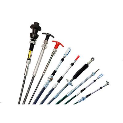 China Todo tipo de controles de cables de empuje-tirón personalizados Negro en venta