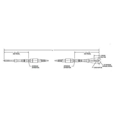 Chine Utility Control Push Pull Cable Assembly with Smooth Character and Customizable Length à vendre