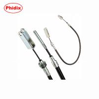 China Pull Only Brake Control Cable with U Fork End Rod 5 inch Bend Radius for sale