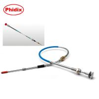 China Button Lock Push-Pull Control Head with 5 Inch Bend Radius for HVAC and Industrial Applications for sale