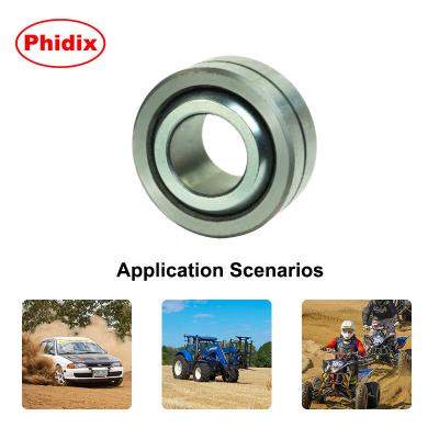 China Serie COM de rodamientos esféricos de precisión. Soluciones OEM/MRO rentables con montaje de placas press-fit. Opciones de acero 52100 y revestimiento de PTFE. en venta