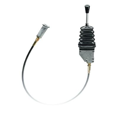 China Plated Steel Custom Control Cable Push Pull Hand Control Lever for sale