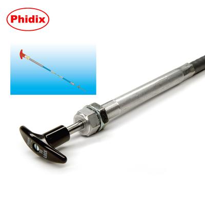 China twist lock vs button lock vs non lock cable guide for sale