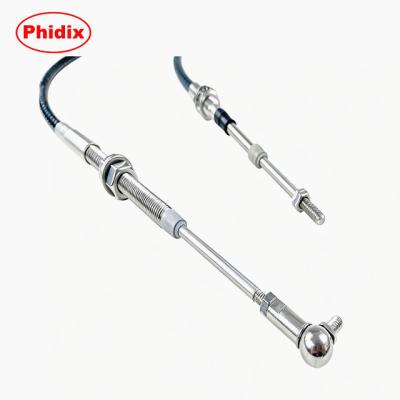 China High Performance Gear Shift Control Cable Assembly with Carbon Steel / Stainless Steel Inner Cable and Up To 1500N Operating Load for sale