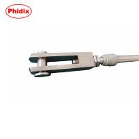 China PHIDIX Customizable Mechanical Control Cable Stainless Steel 1000mm Heavy Duty Load Capacity for sale
