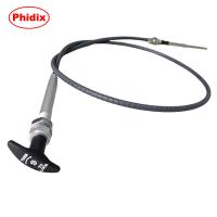 China Twist Lock Handle Push Pull Control Cable — Heavy Duty Mechanical Control Solution for sale
