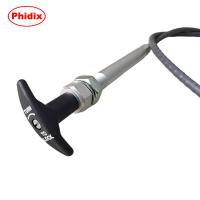 China Twist Lock Handle Push Pull Control Cable — Heavy Duty Mechanical Control Solution for sale