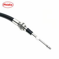China Heavy Duty Push Pull Control Cable 10mm Threaded Rod End Bulkhead Mount Remote Actuation for sale