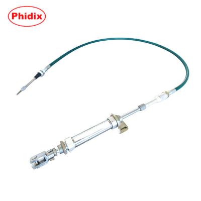 China Stainless Steel Push-Pull Control Cable Assembly with Integrated Stabilizing Cylinder for Corrosion Resistant Applications for sale