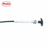 China Pull-Only Control Cable Assembly With T-Shape Pull Knob for sale