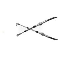 China Push Pull Throttle Cable Assembly Rod End Hydrostatic Transmission Control 150mm for sale
