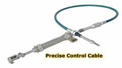 Stainless Steel Push-Pull Control Cable Assembly With Cylinder For Industrial and Vehicle