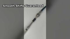 Heavy Duty Push-Pull Control Cable Assembly With Threaded End And U Fork