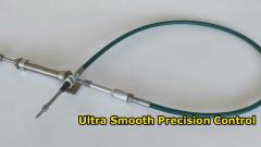 Stainless Steel Push-Pull Control Cable Assembly With Cylinder