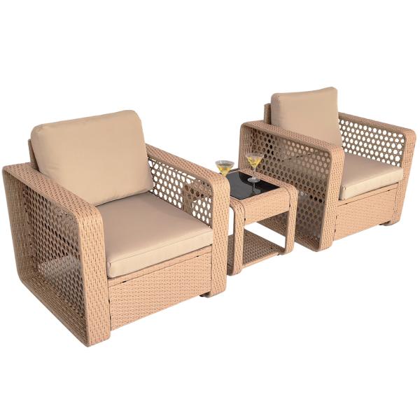 Quality Commercial Grade Outdoor Rattan Sofa Hotel Restaurant Patio Seating Furniture for sale