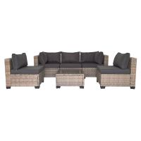 Quality Wholesale Sectional Sofa Garden Corner Set Factory Hot Sale Customizable 6 for sale