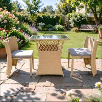 Quality 2026 New Arrival Factory Wholesale Outdoor Rattan Table Chair Set, Waterproof for sale