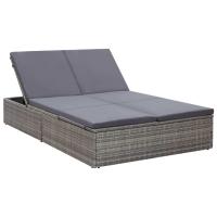 Quality Outdoor Furniture Daybed Wholesale Double Lounger Metal Frame Style Patio for sale