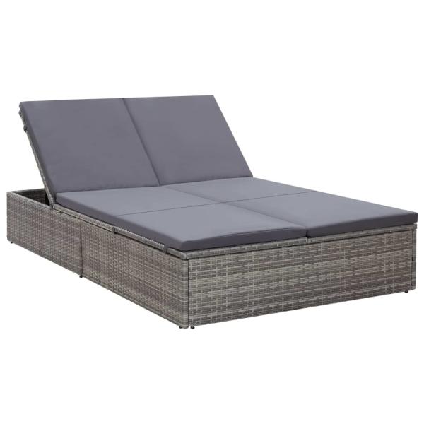 Quality Outdoor Furniture Daybed Wholesale Double Lounger Metal Frame Style Patio Poorside Garden Use Lounger for sale