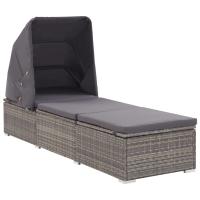 Quality Wholesale Promotion Outdoor Patio Poolside Garden Rattan Furniture Sun Lounger for sale