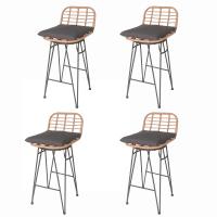 Quality High Quality Hot Sale Outdoor All Weather Resistance Footrest Rattan Wicker Bar for sale