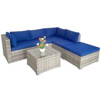 China Rattan garden sofa set for sale
