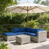 China Rattan garden sofa set for sale
