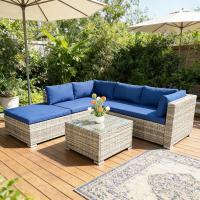 China Rattan garden sofa set for sale