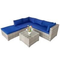 China Rattan garden sofa set for sale