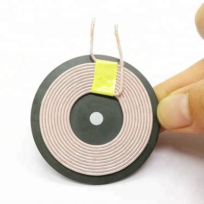 China Customized A11 coil Charger Transmitter Coils QI wireless charging coil/Wireless Charger Coil with ferrite WPC coil for sale