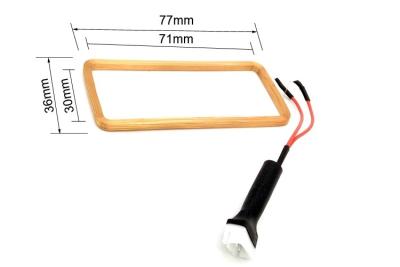 China Custom  Air core coil RFID card tag coil Copper Rfid Antenna Coil With Lead Wire for sale