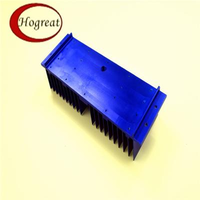 China Purple Industry Extrusion Aluminum Heat Sink with good quality for sale