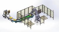 China Electric Robotic Palletizing Equipment - High Speed Automated Stacking System for Industrial Packaging Operations for sale