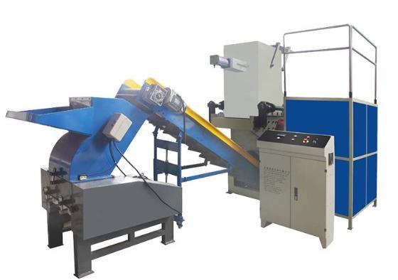 Quality High Torque Single Rotor Shredder Ram Construction For Shredding Hazardous Waste for sale