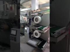 Máquina automática de enrollamiento con correas de polipropileno de suelo doble de PP