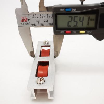 China Aluminum Sliding Window Roller with 50-100 Kg Weight Capacity 1-4 mm Thickness and Rolling Smoothly for Modern Doors for sale