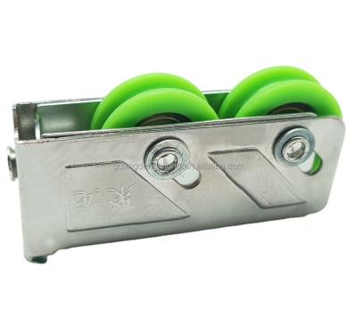 China Wholesale Adjustable UPVC Plastic Sliding Door Roller with 2 Years Warranty for Windows and Doors for sale