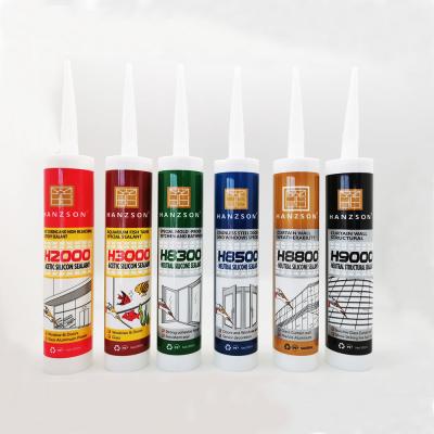 China Fast Curing Non-Bleaching ACETOXY Sealant Silicone Transparent Silicone Sealant for sale