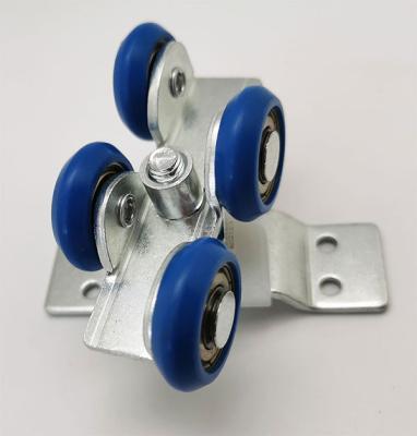 Cina pulegge del portello scorrevole di altezza di 60.0mm, larghezza di plastica di nylon 26mm del rullo di porta in vendita