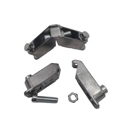 China Van het het Aluminiumprofiel van het matrijzenafgietsel van de Hoek Gezamenlijk 37.6×15.5mm Grootte de Legeringsmateriaal Te koop